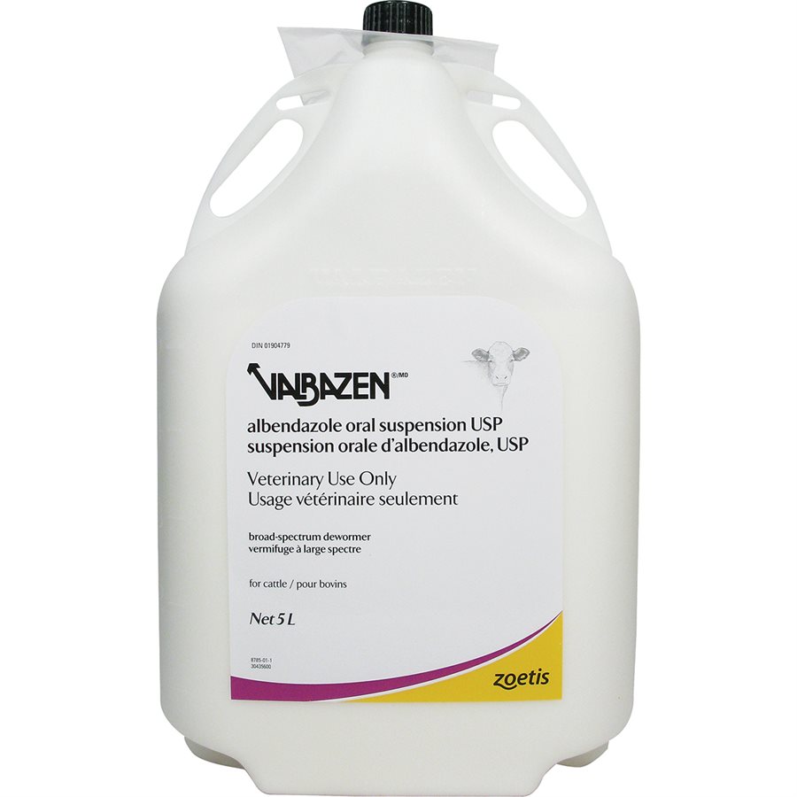 VALBAZEN CATTLE DEWORMER 5L