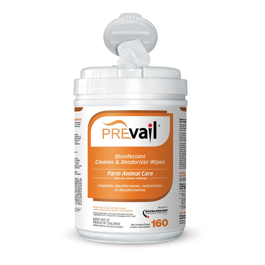 PREVAIL WIPES 160/PKG