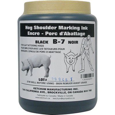 KETCHUM INK B7 BLACK 1L