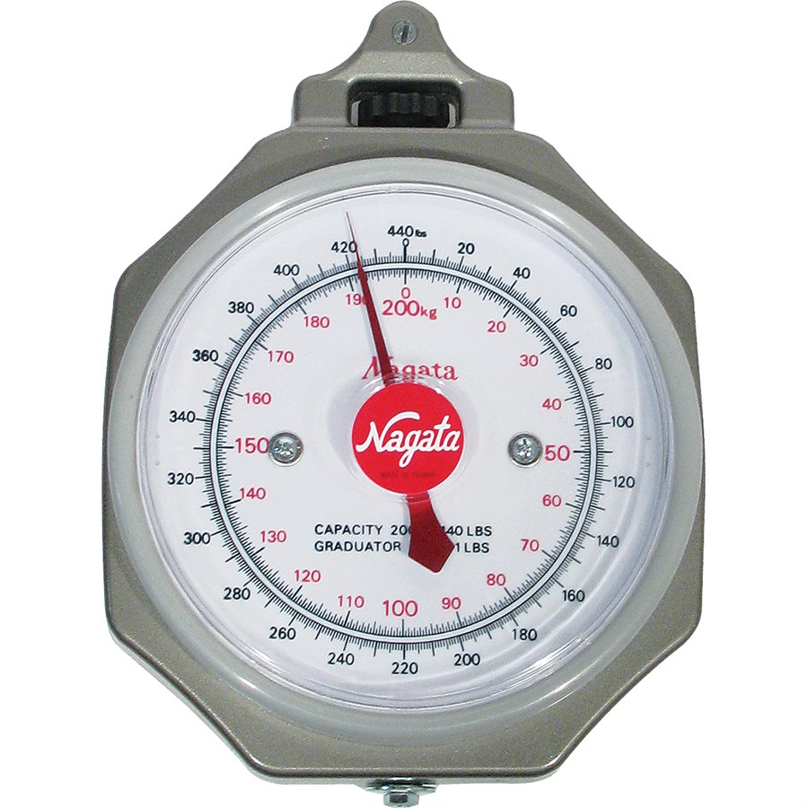 HANGING NAGATA SCALE 200 KG/440 LBS HANGING NAGATA SCALE 200 KG/440 LBS
